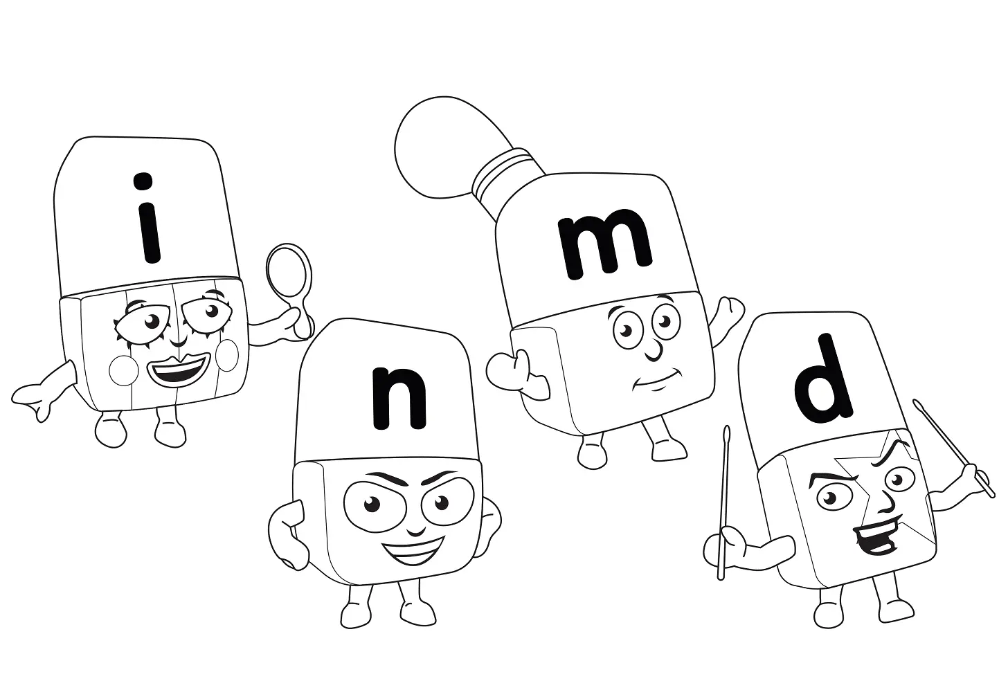 Alphablocks Coloring Pages to Print - Free Printable Coloring Pages