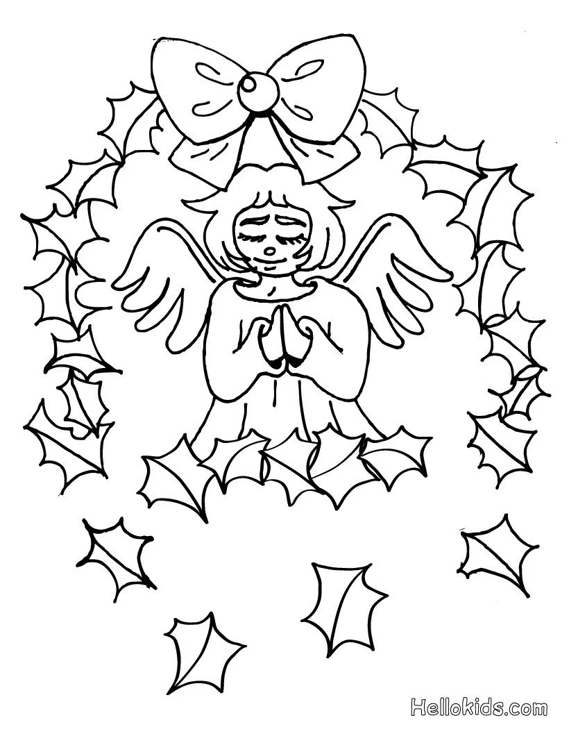 Angel Gabriel Coloring Pages to Print - Free Printable Coloring Pages