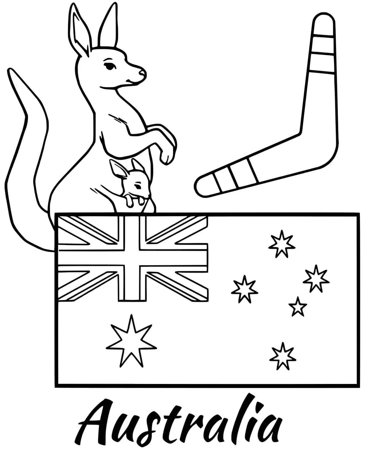 Australia Coloring Pages to Print - Free Printable Coloring Pages