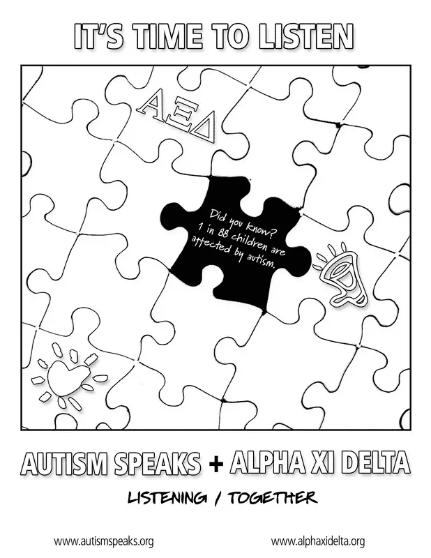 Autism Awareness Coloring Pages to Print - Free Printable Coloring Pages