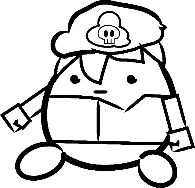 Beeg SMG4 Coloring Pages to Print - Free Printable Coloring Pages