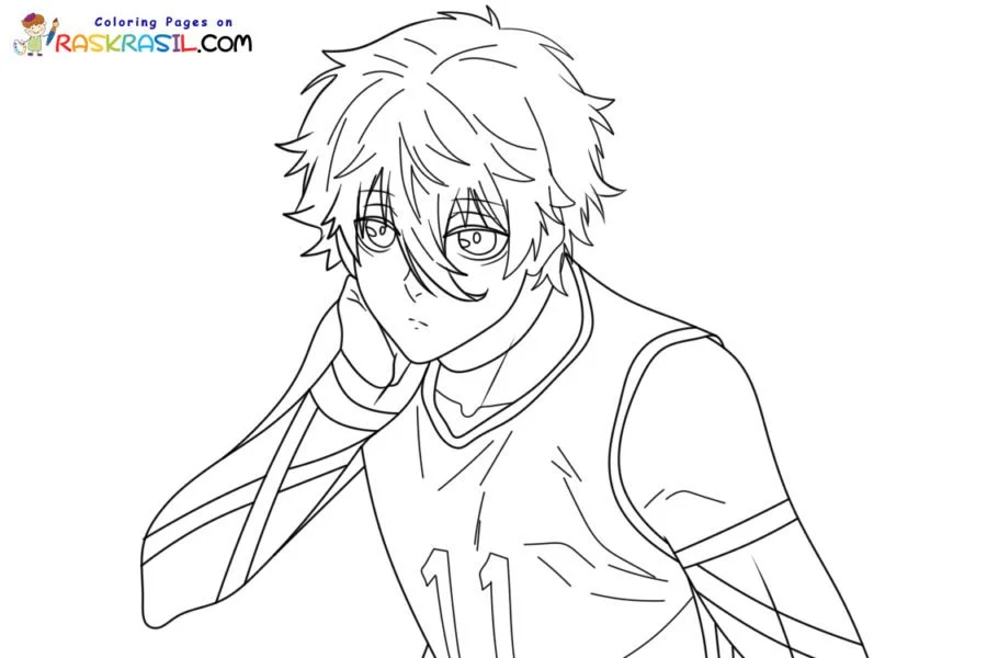 Blue Lock Coloring Pages to Print - Free Printable Coloring Pages