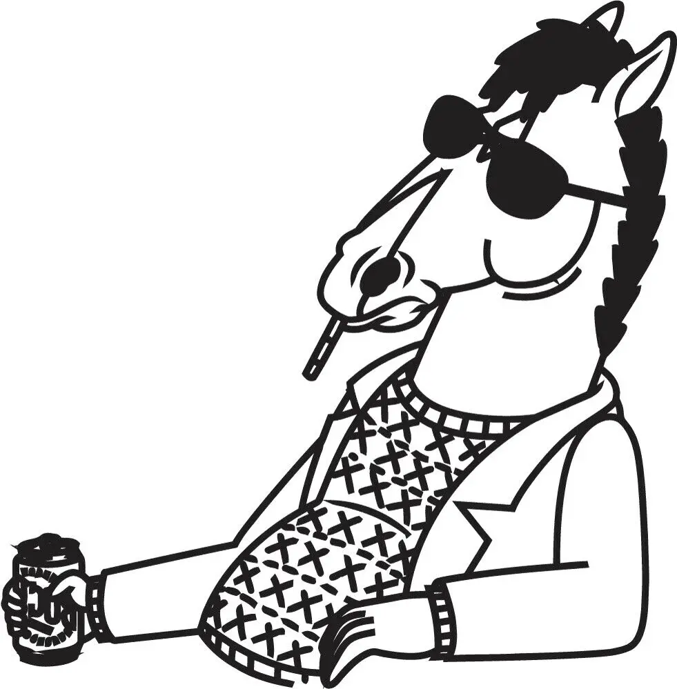 Bojack Horseman Coloring Pages to Print - Free Printable Coloring Pages