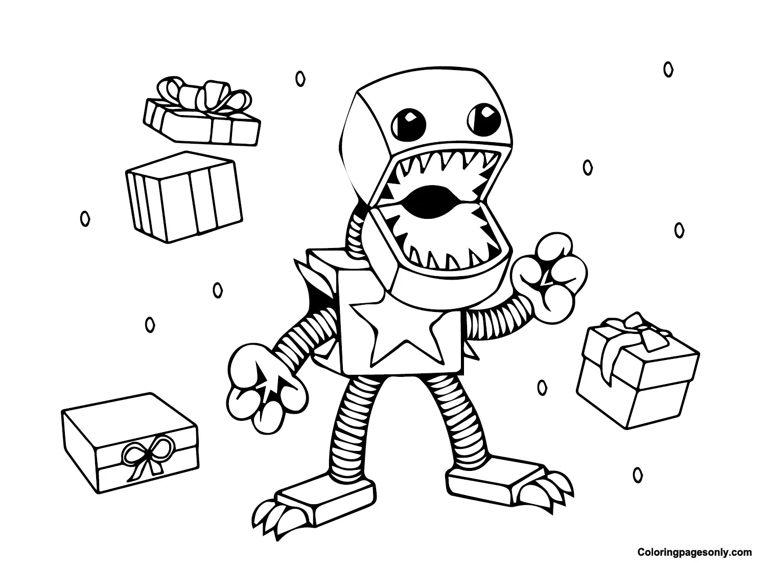 Boxy Boo Coloring Pages to Print - Free Printable Coloring Pages