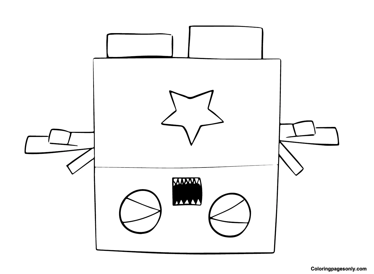 Boxy Boo Coloring Pages to Print - Free Printable Coloring Pages