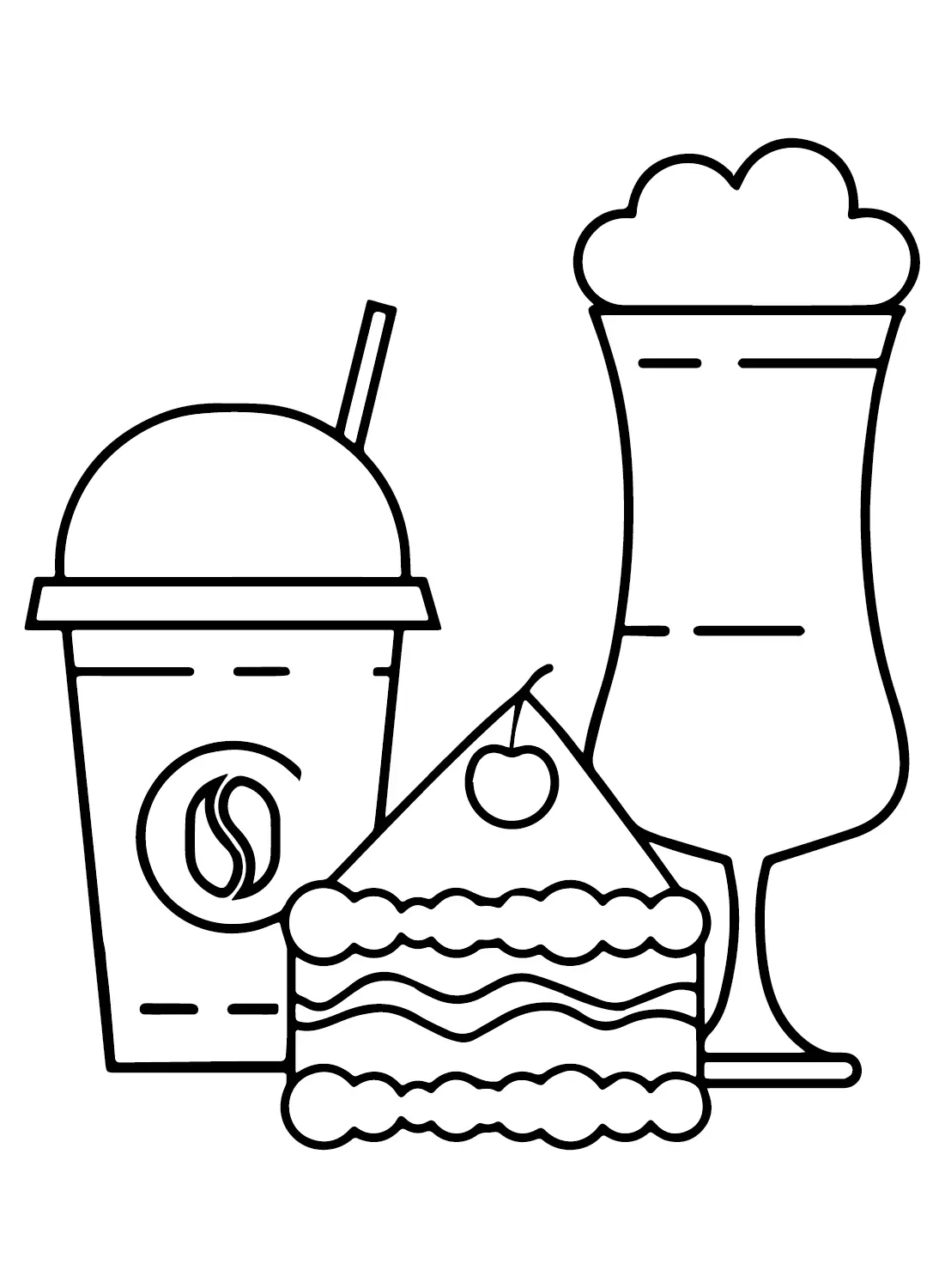 Coffee Coloring Pages to Print - Free Printable Coloring Pages