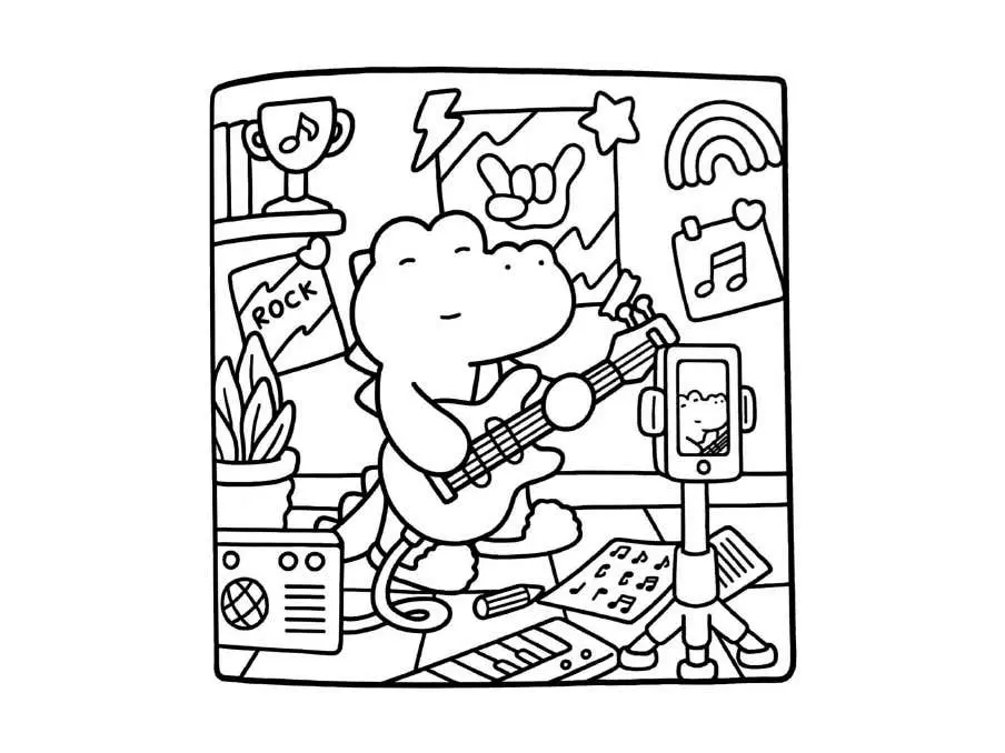 Comfy Days Coloring pages to Print - Free Printable Coloring Pages