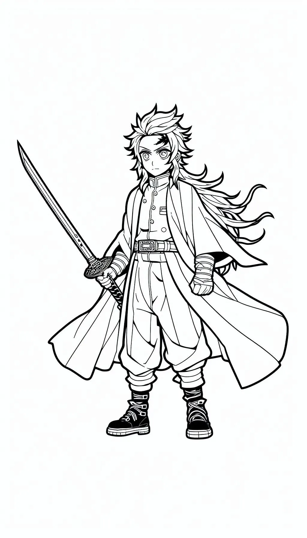 Demon Slayer Coloring Pages to Print - Free Printable Coloring Pages