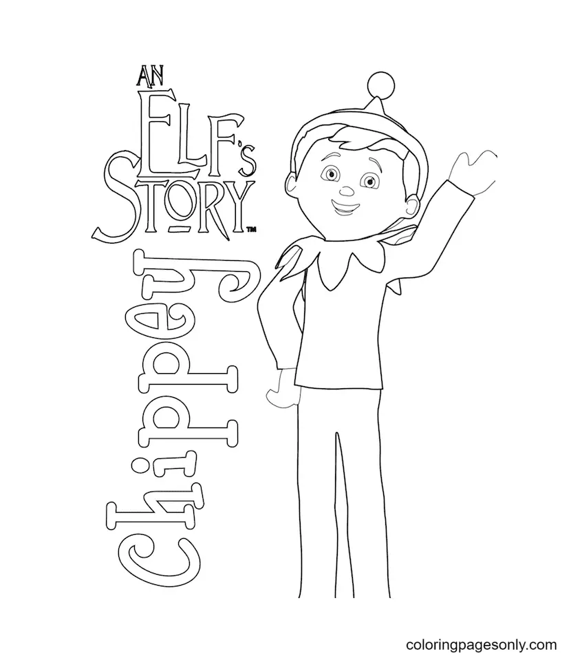 Elf Coloring Pages to Print - Free Printable Coloring Pages