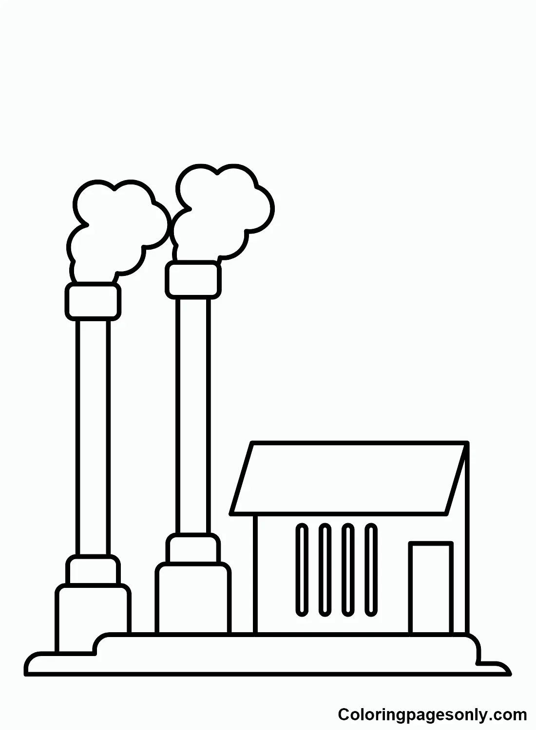 Factory Coloring Pages to Print - Free Printable Coloring Pages