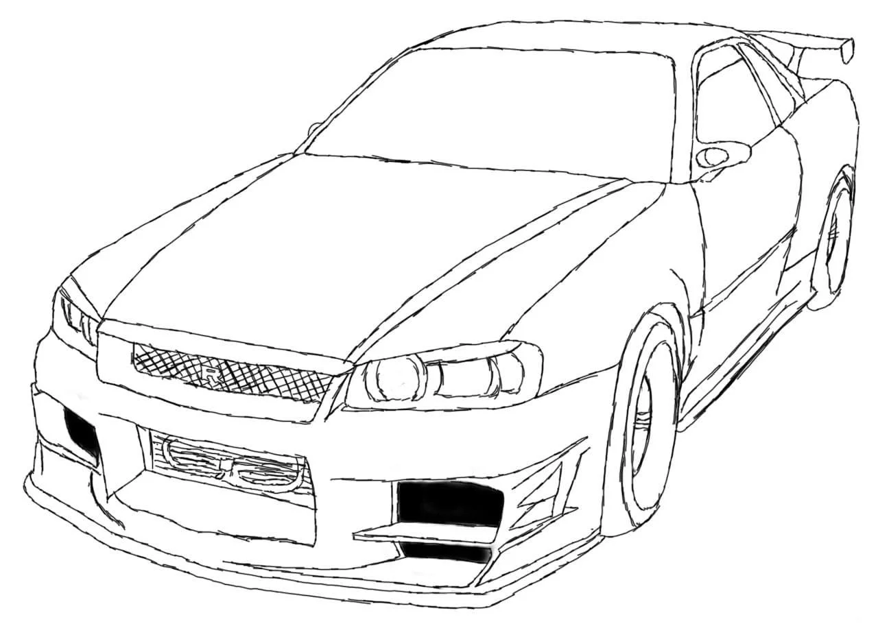 Fast and Furious Coloring Pages to Print - Free Printable Coloring Pages