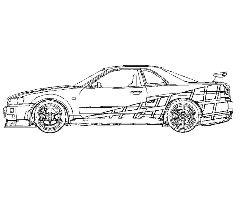 Fast and Furious Coloring Pages to Print - Free Printable Coloring Pages