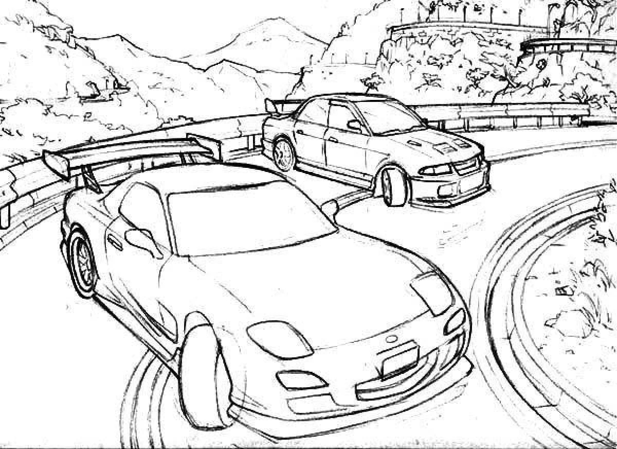 Fast and Furious Coloring Pages to Print - Free Printable Coloring Pages
