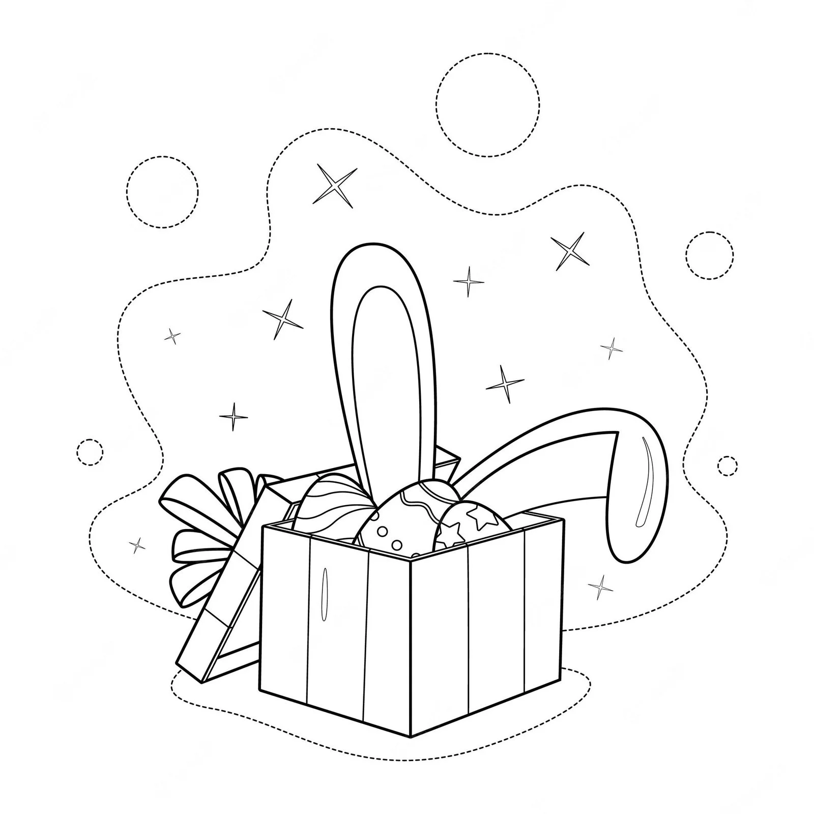 Gift Box Coloring Pages to Print - Free Printable Coloring Pages