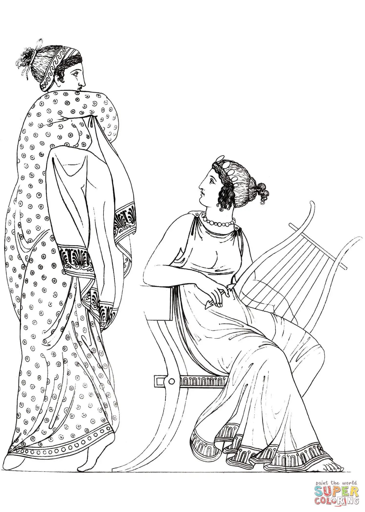 Greece coloring pages to Print - Free Printable Coloring Pages