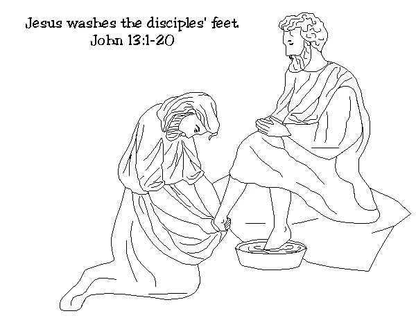 Holy Thursday Coloring Pages to Print - Free Printable Coloring Pages