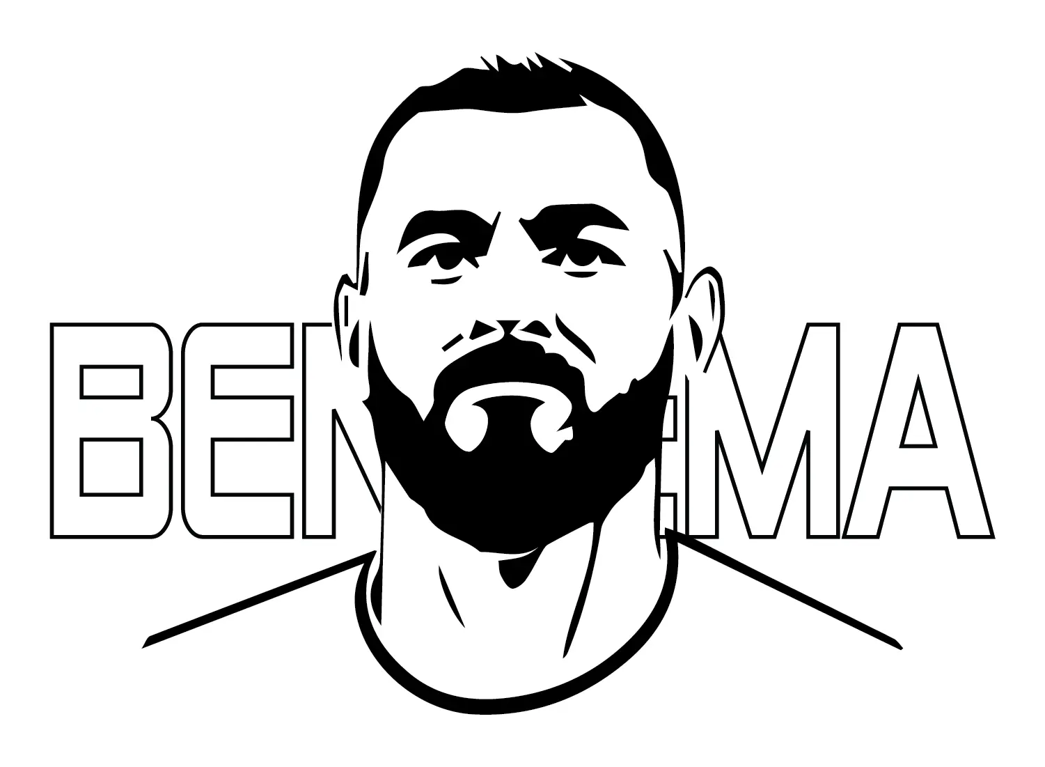 Karim Benzema Coloring Pages to Print - Free Printable Coloring Pages