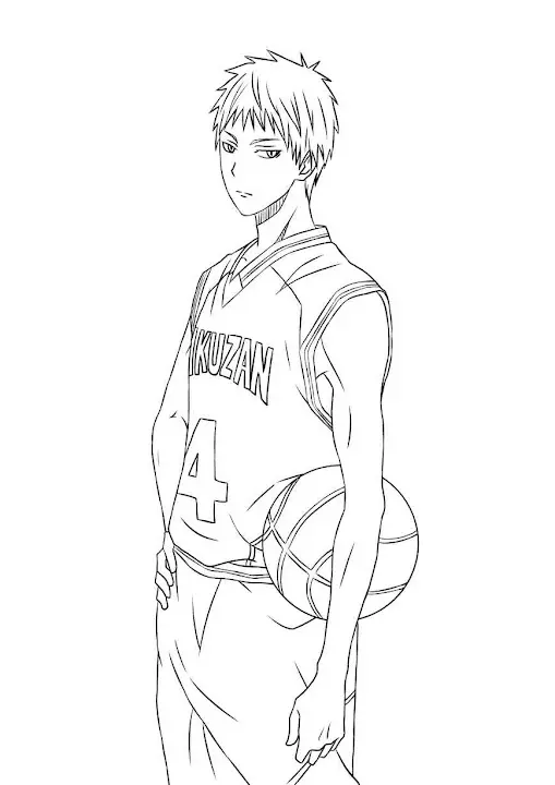 Kuroko No Basket Coloring Pages to Print - Free Printable Coloring Pages
