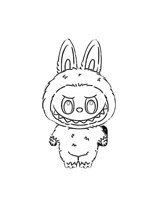 Labubu Coloring Pages to Print - Free Printable Coloring Pages