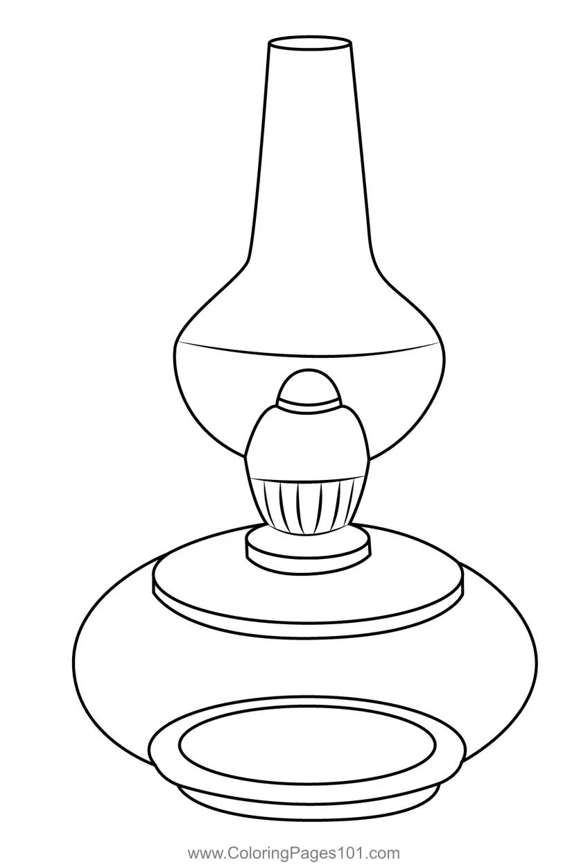 Lamps Coloring Pages to Print - Free Printable Coloring Pages