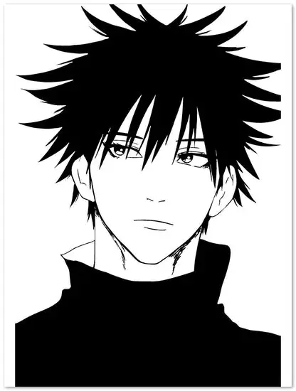 Megumi Fushiguro Coloring Pages to Print - Free Printable Coloring Pages