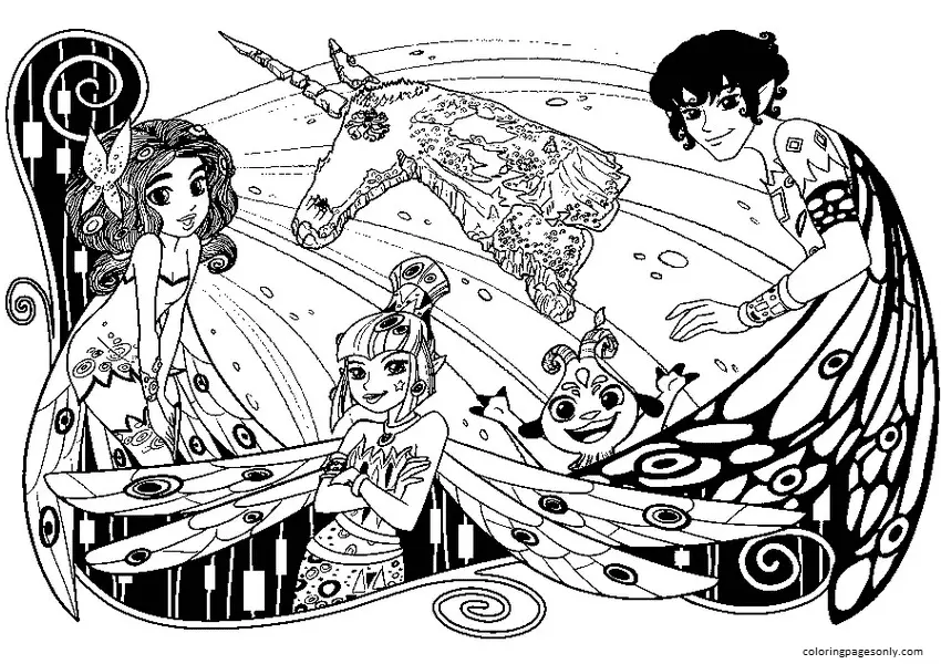 Mia Y Yo Para Colorear - Imágenes Para Dibujar Gratis