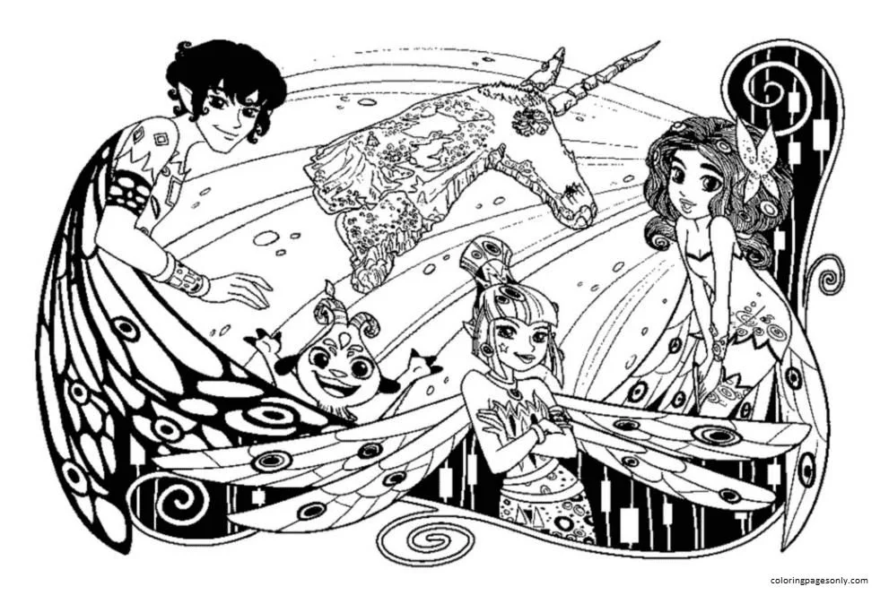 Mia Y Yo Para Colorear - Imágenes Para Dibujar Gratis