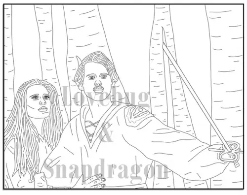 Princess Bride Coloring Pages to Print - Free Printable Coloring Pages