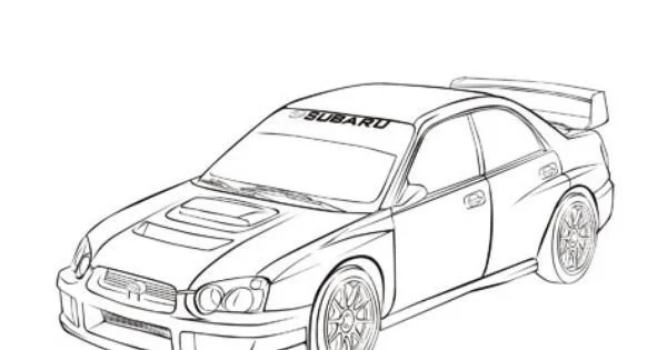 Rally Car Coloring Pages to Print - Free Printable Coloring Pages