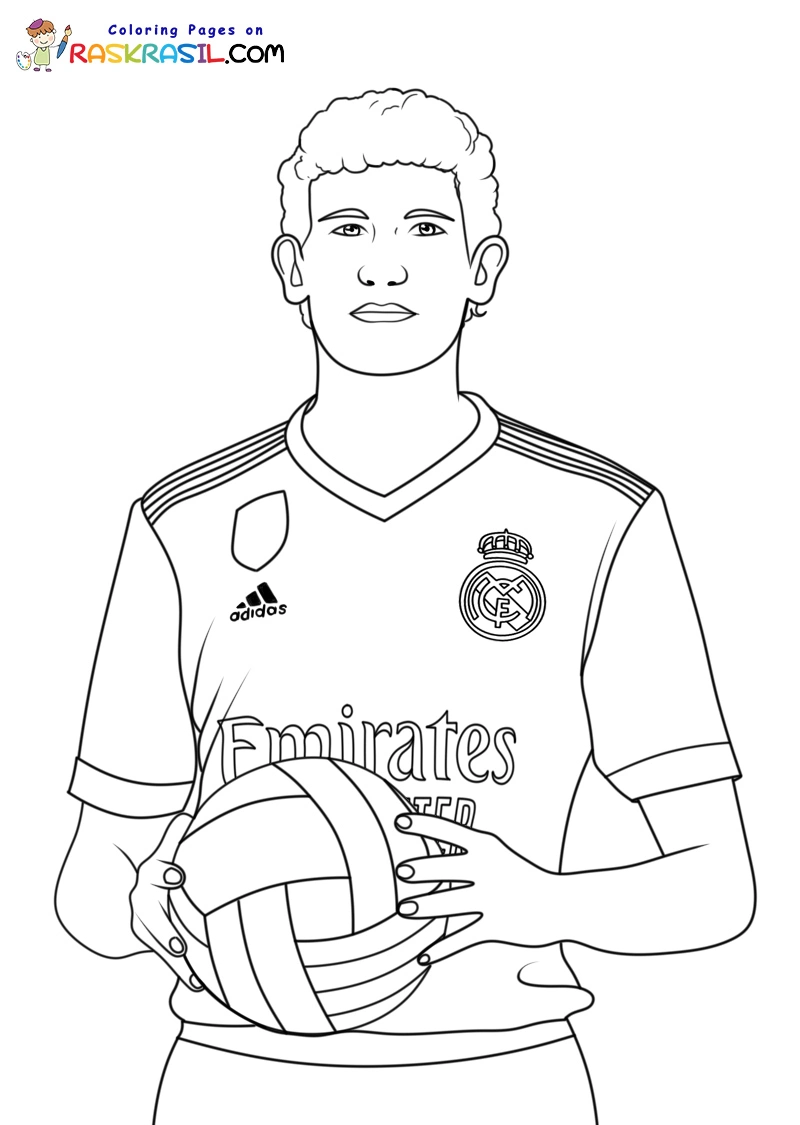 Real Madrid Coloring Pages to Print - Free Printable Coloring Pages