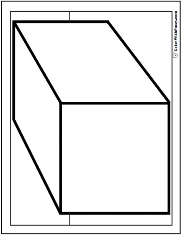 Rectangle Shape Coloring Pages to Print - Free Printable Coloring Pages