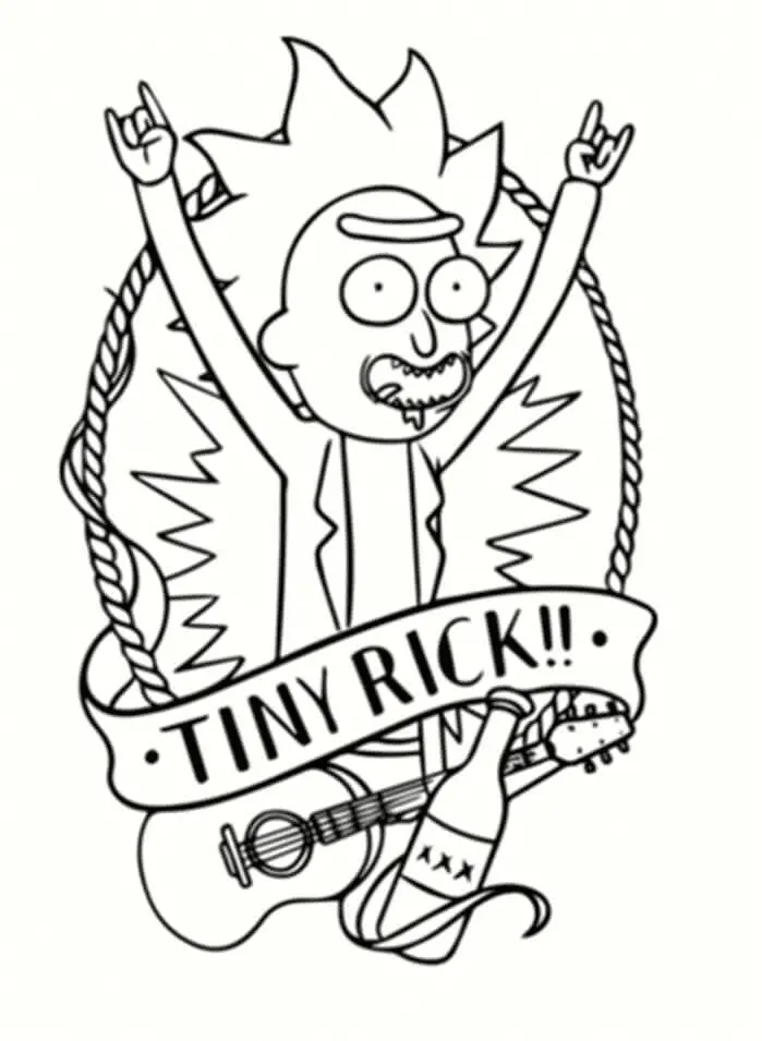 Rick and Morty Coloring Pages to Print - Free Printable Coloring Pages