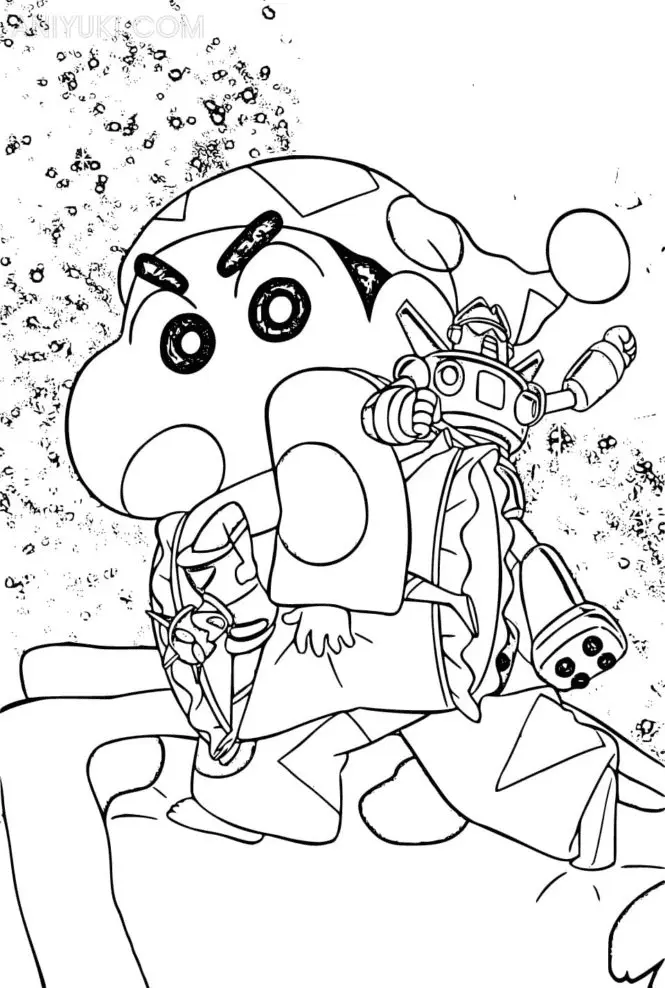 Shin chan Coloring Pages to Print - Free Printable Coloring Pages