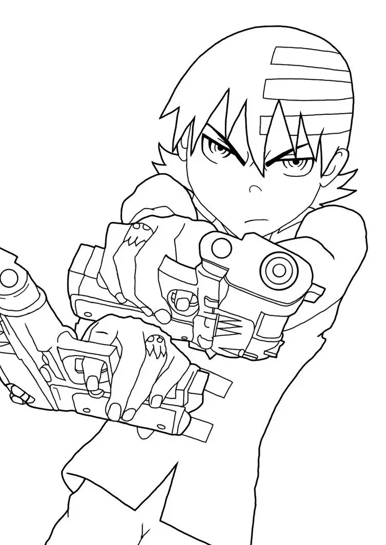 Soul Eater Coloring Pages to Print - Free Printable Coloring Pages