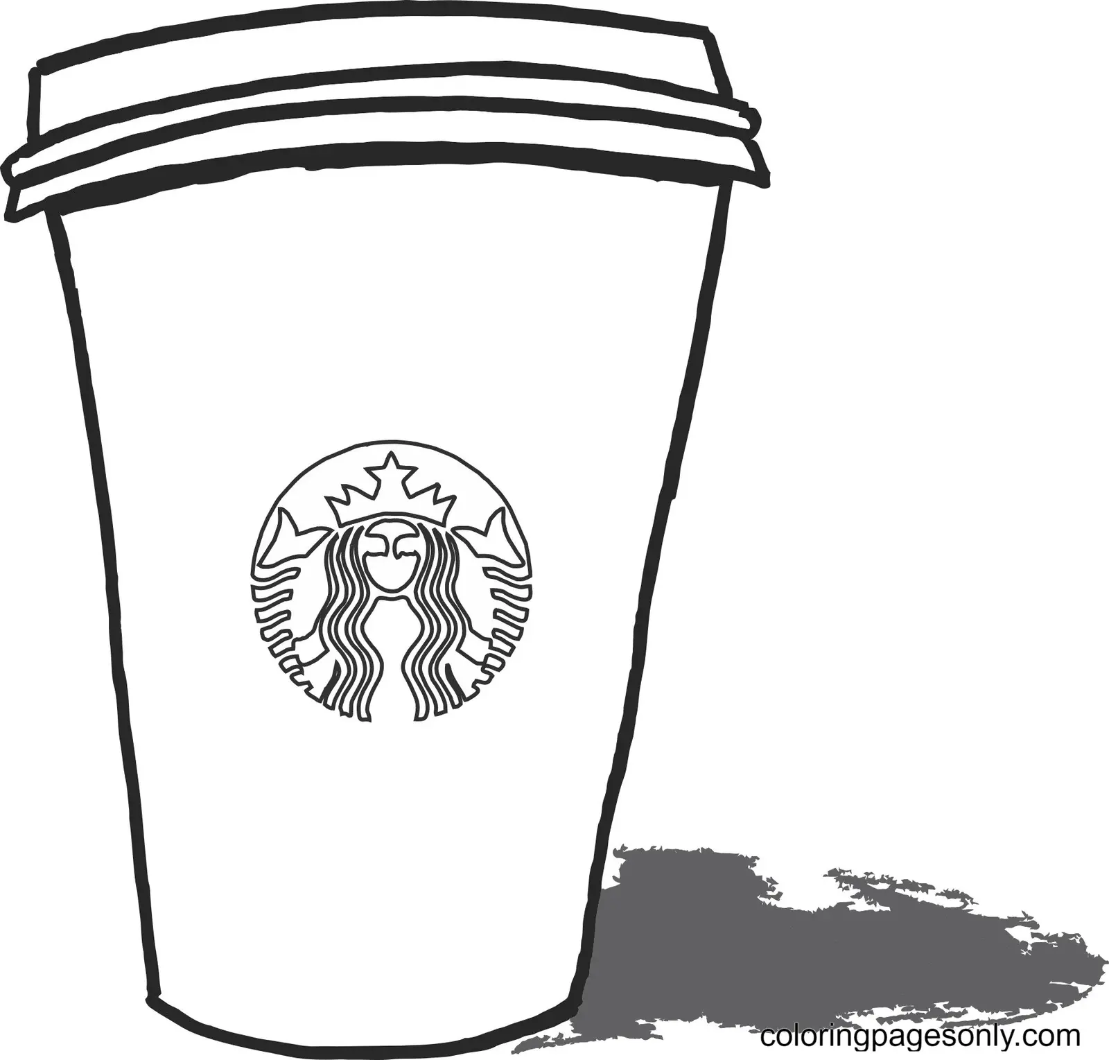 Starbucks Coloring Pages to Print - Free Printable Coloring Pages