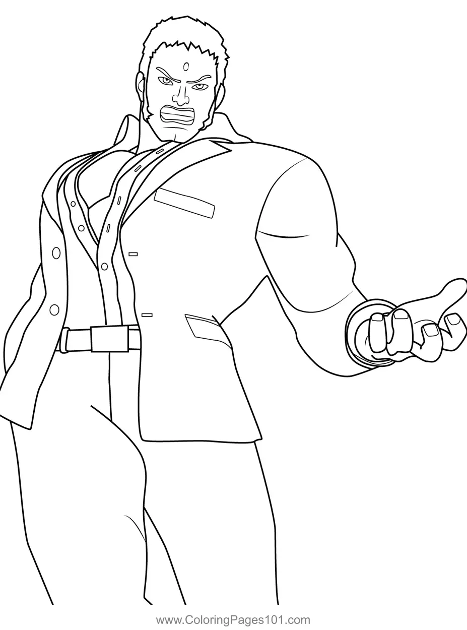 Street Fighter Coloring Pages to Print - Free Printable Coloring Pages