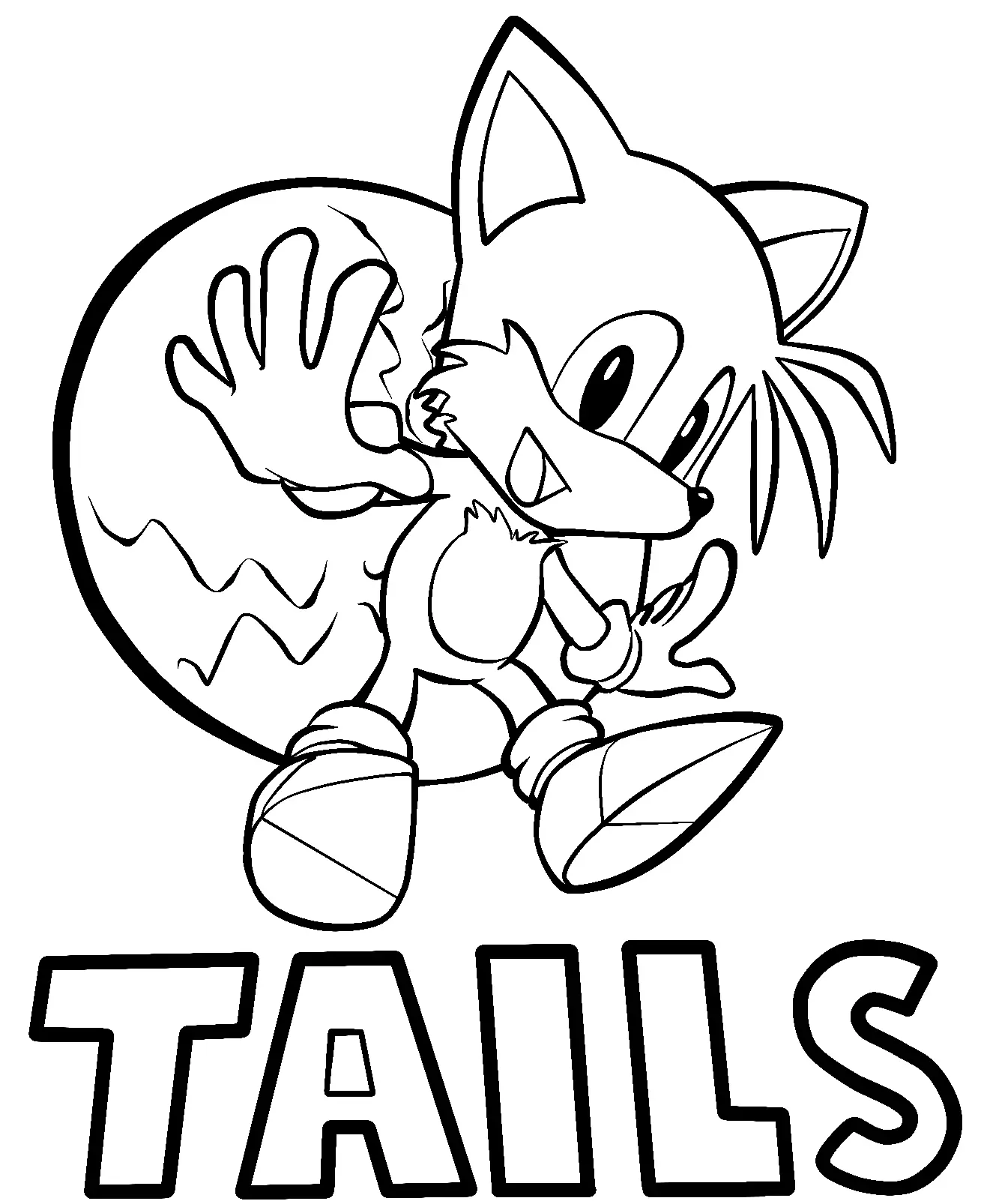 Tails Coloring Pages to Print - Free Printable Coloring Pages