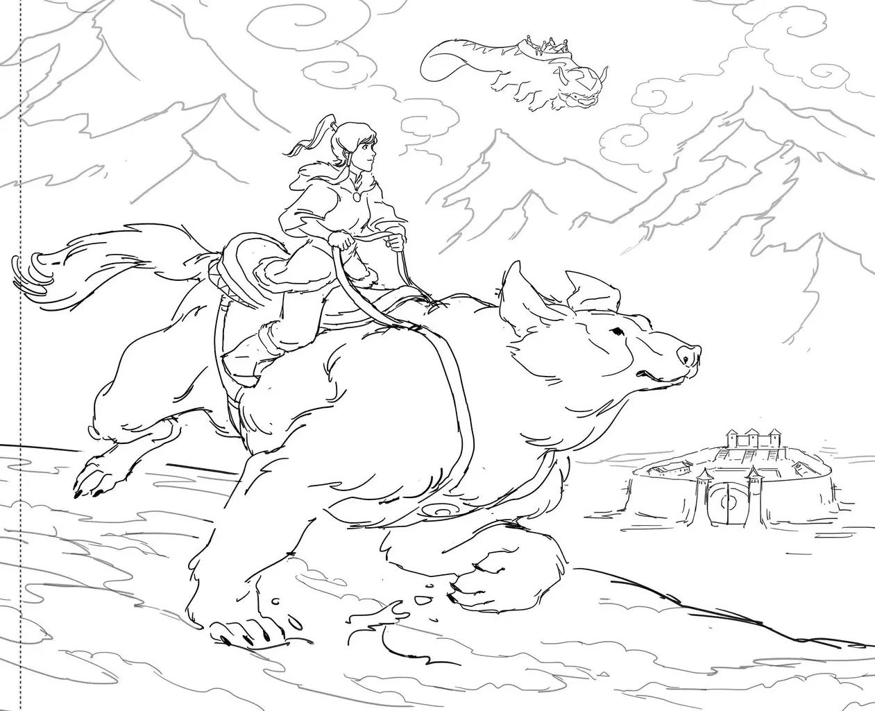 The Legend of Korra Coloring Pages to Print - Free Printable Coloring Pages