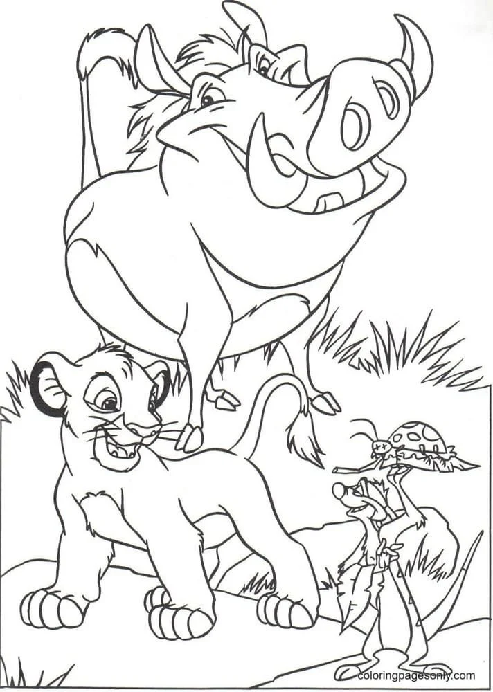 The Lion King Coloring Pages to Print - Free Printable Coloring Pages