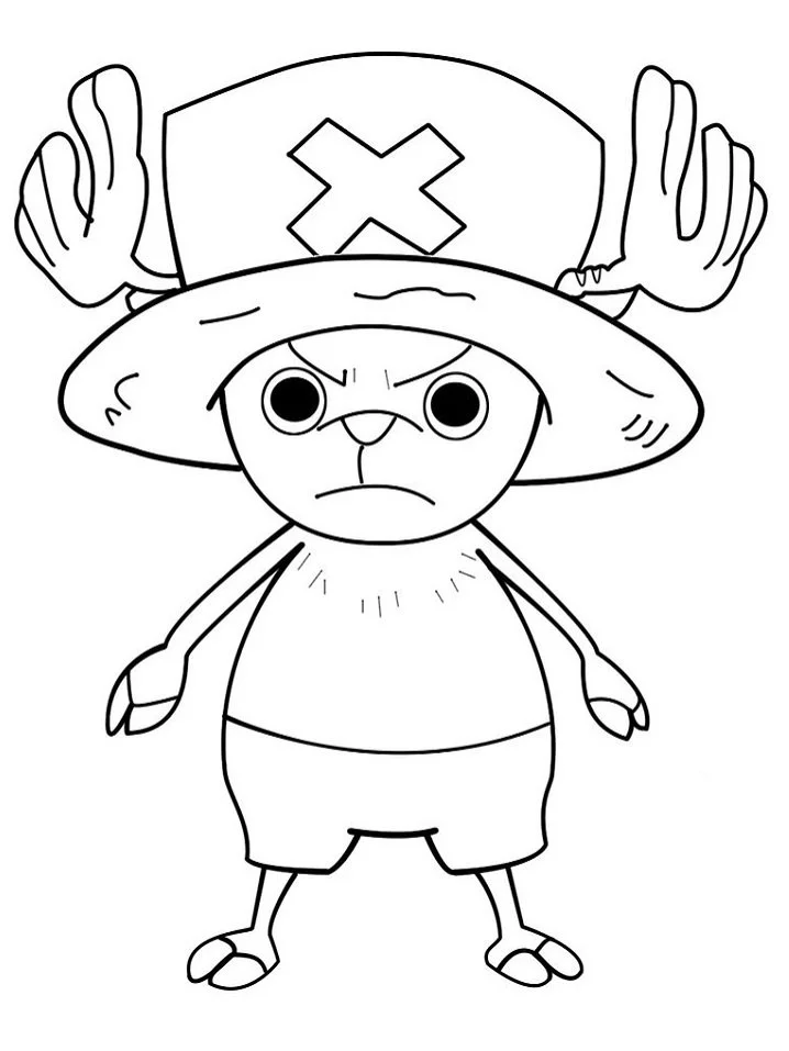 Tony Tony Chopper Coloring Pages to Print - Free Printable Coloring Pages