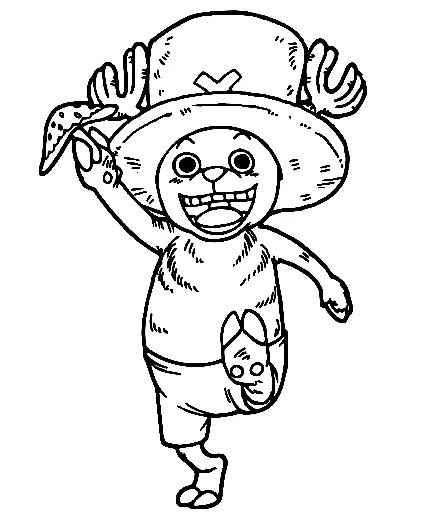 Tony Tony Chopper Coloring Pages to Print - Free Printable Coloring Pages