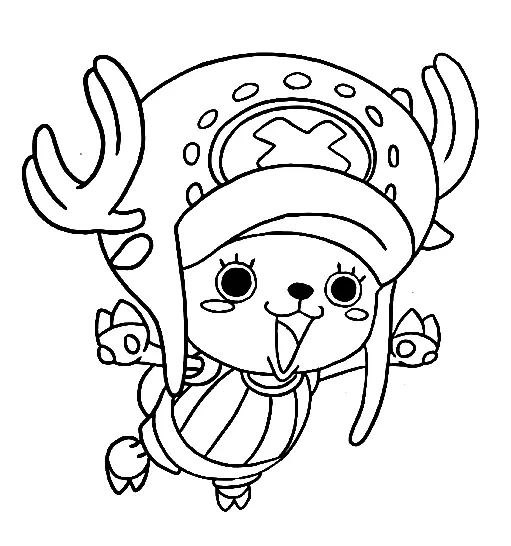 Tony Tony Chopper Coloring Pages to Print - Free Printable Coloring Pages