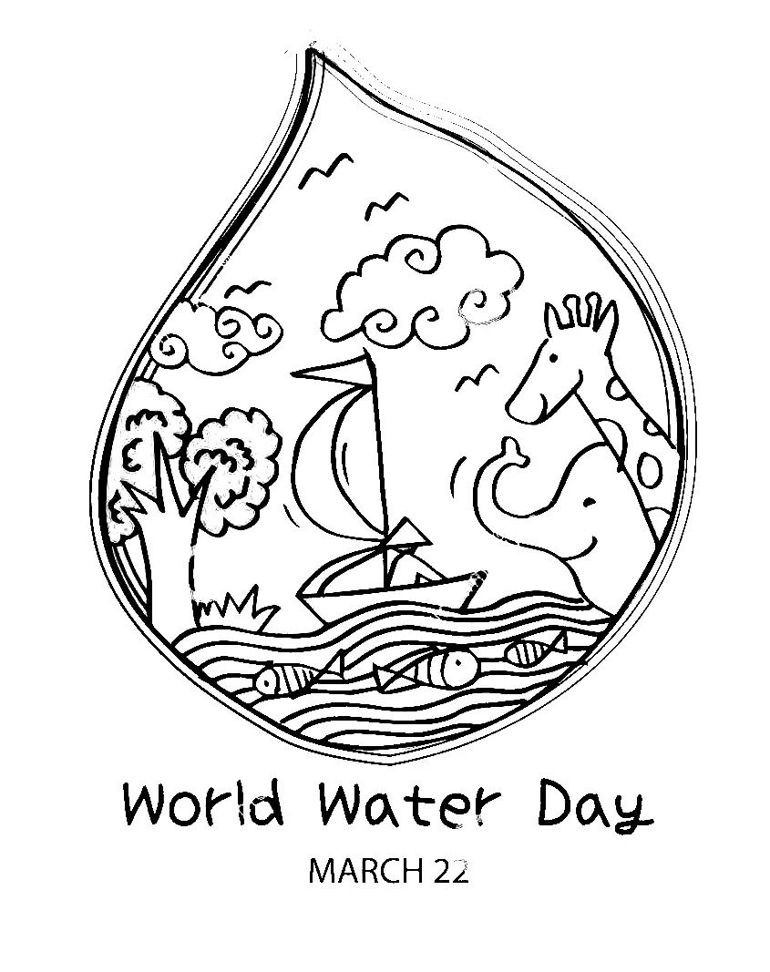 World Water Day Coloring Pages to Print - Free Printable Coloring Pages