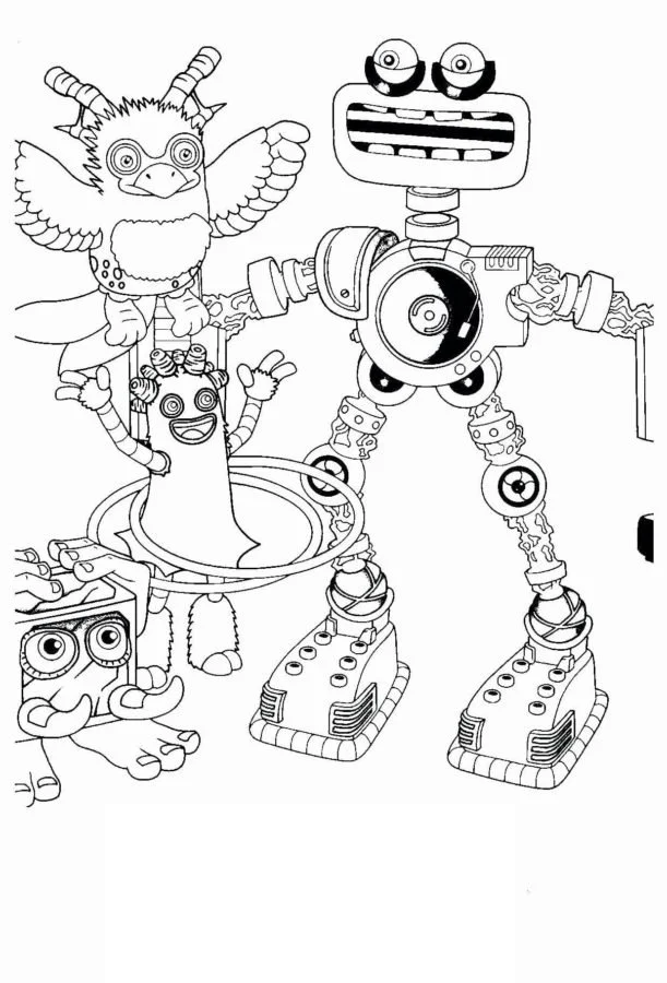 Wubbox Coloring Pages to Print - Free Printable Coloring Pages