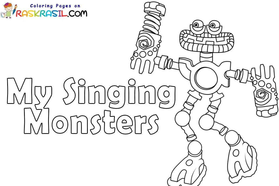 Wubbox Coloring Pages to Print - Free Printable Coloring Pages