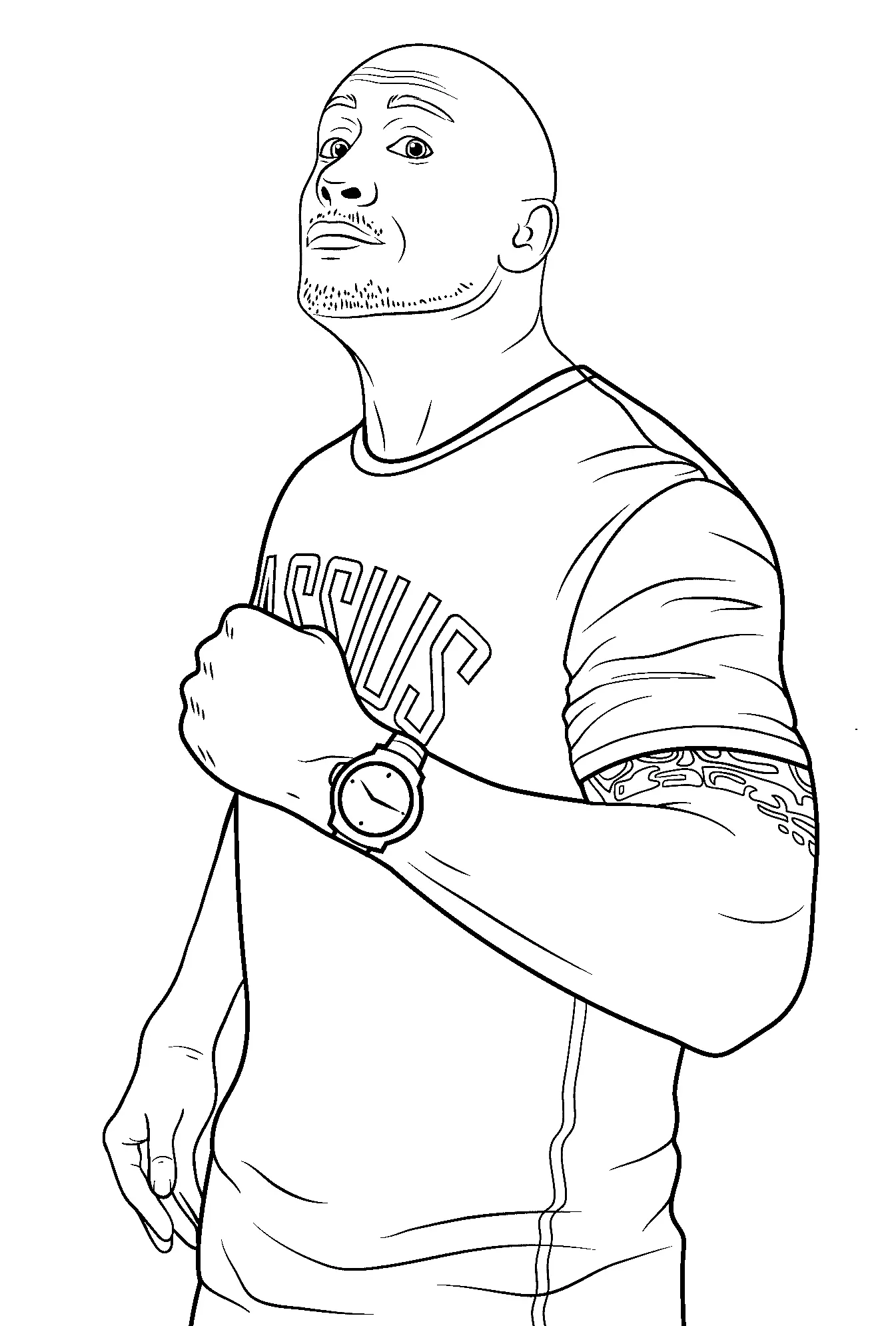 WWE Coloring Pages to Print - Free Printable Coloring Pages
